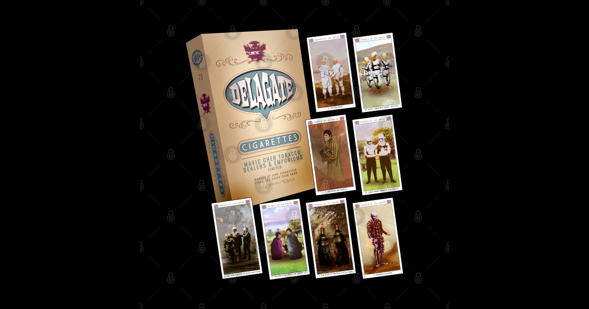 Delegate Cigarette Cards - Retro - Sticker | TeePublic