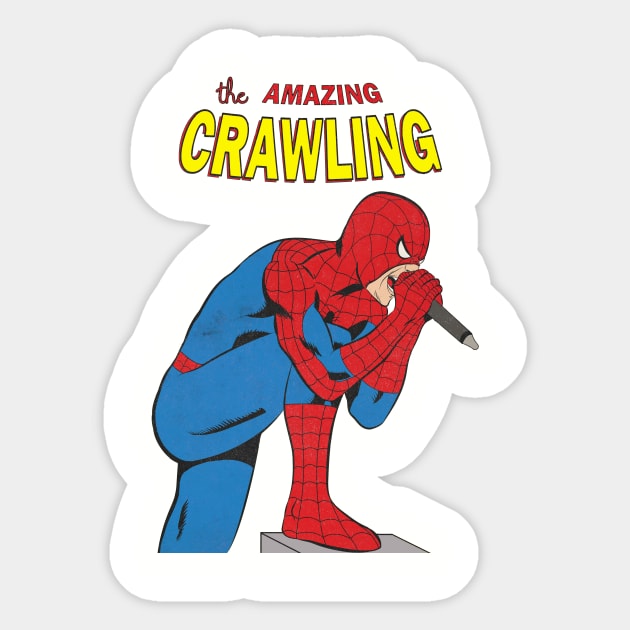 The Amazing Crawling - Chester Bennington - Sticker | TeePublic