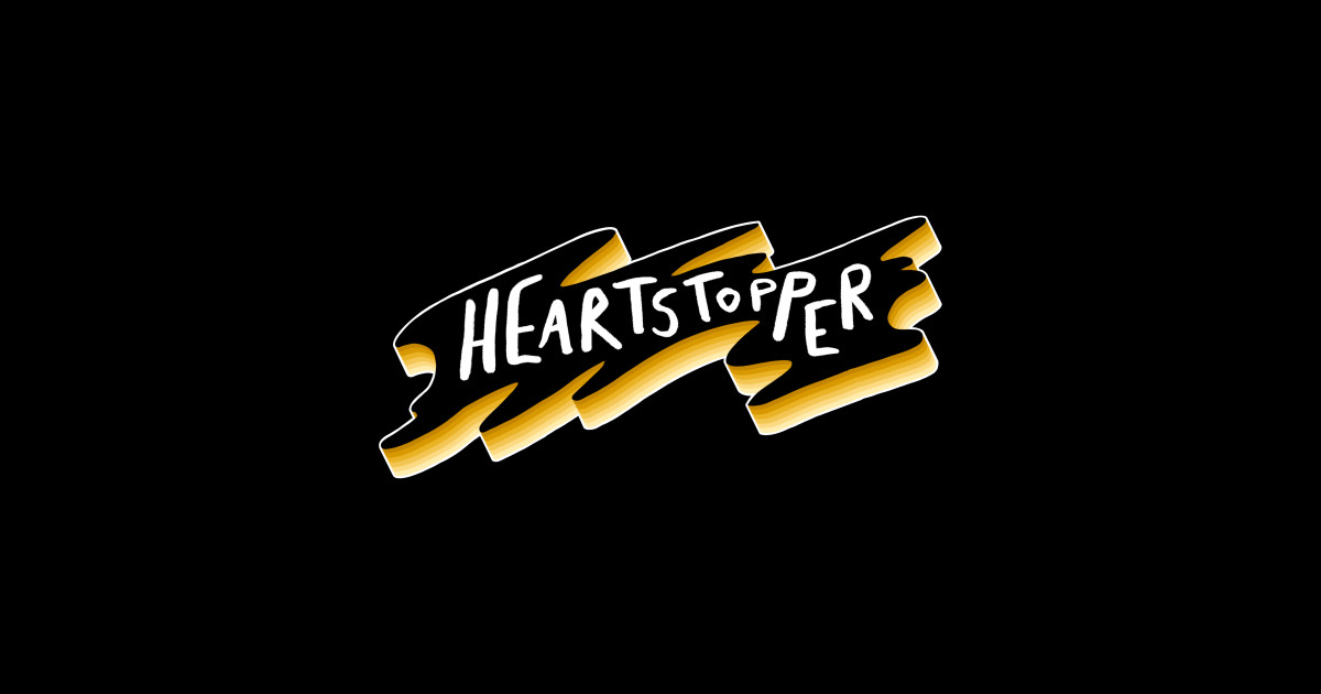 Heartstopper logo - yellow - Kit Connor - Sticker | TeePublic