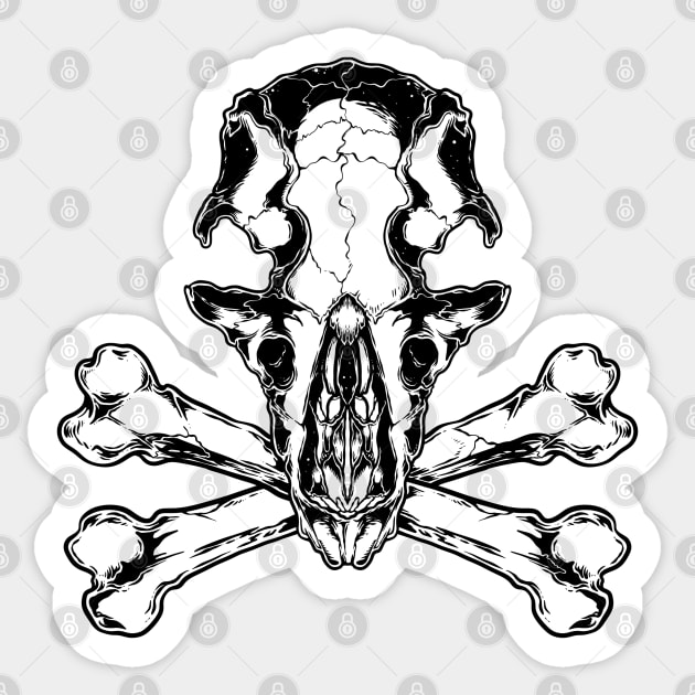 Rat Head Skleton - Rats - Sticker | TeePublic