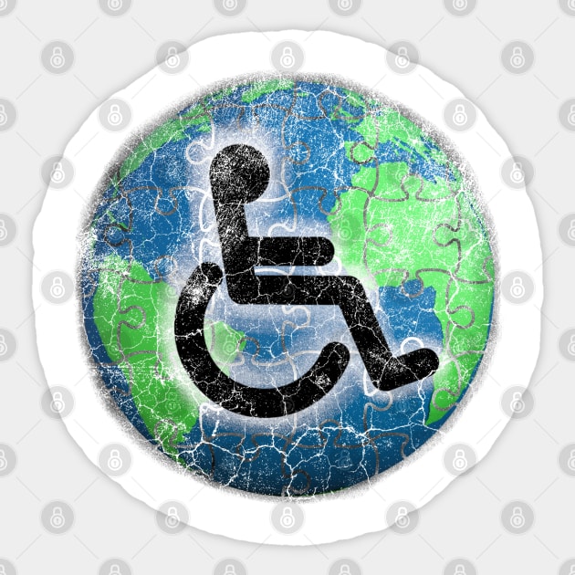 Disability Universal Awareness - Disability Awareness - Sticker | TeePublic