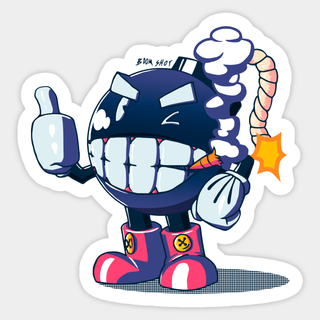 Boom-Man - Boom Man - Sticker | TeePublic