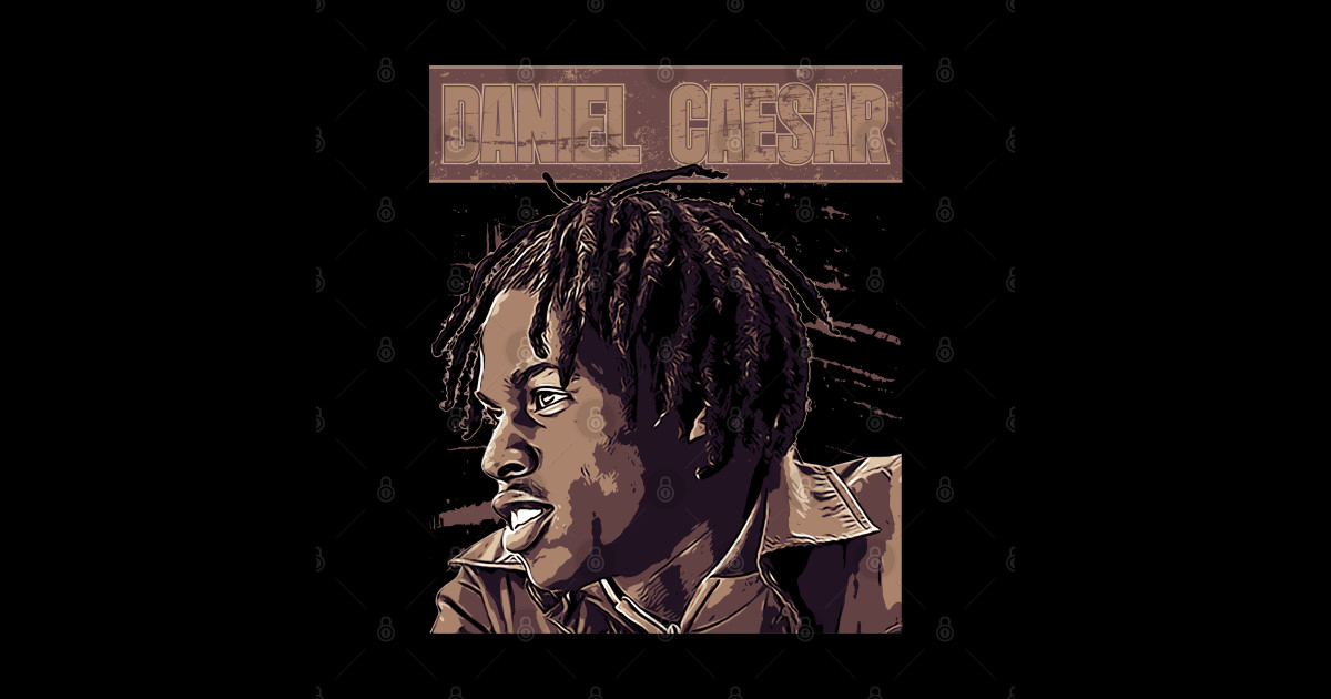 Daniel caesar // Brown Vintage - Caesar - Sticker | TeePublic