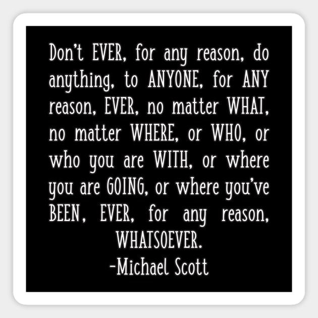 michael scott dont
