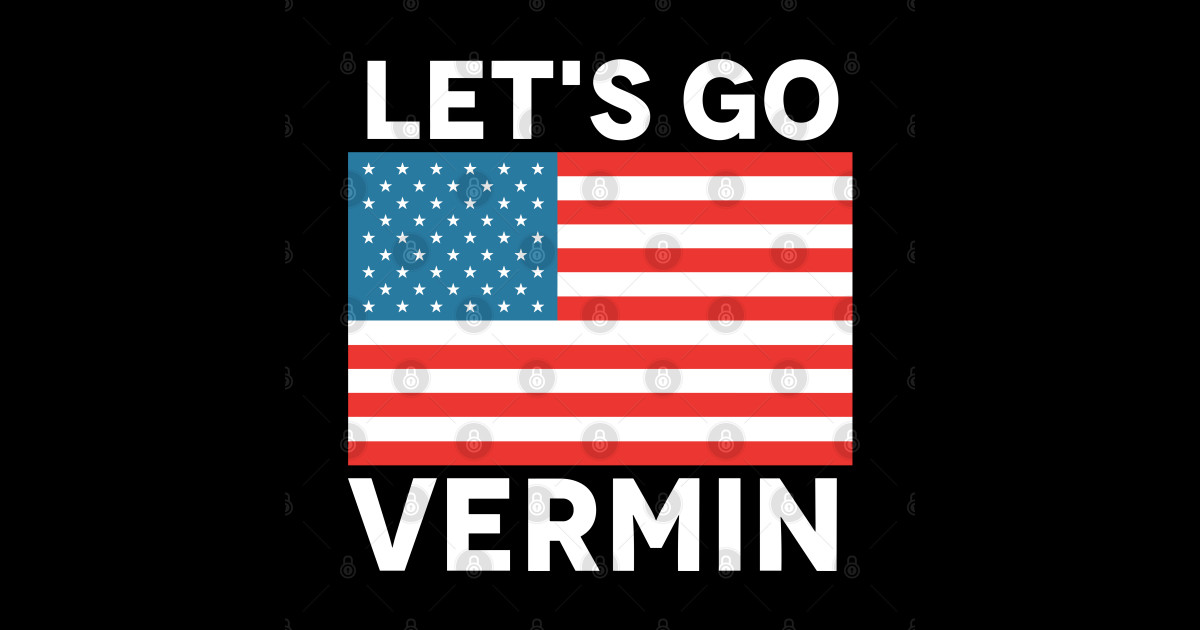 Proud vermin vote blue 2024 anti trump - Proud Vermin - Sticker | TeePublic