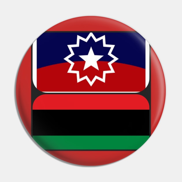 Juneteenth amd Pan African - African American - Pin | TeePublic