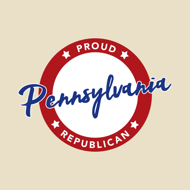 Proud Pennsylvania Republican - Pennsylvania Republican - T-Shirt ...