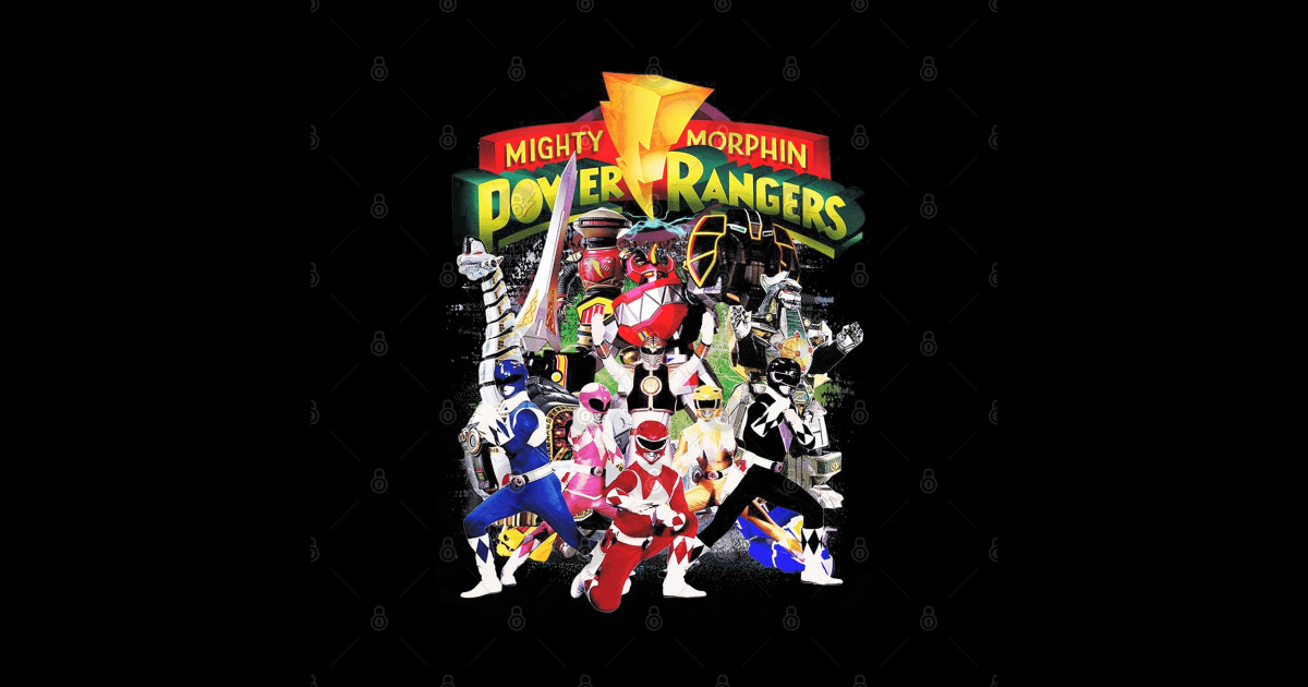 Mighty Morphin Power Rangers - Mighty Morphin - Magnet | TeePublic