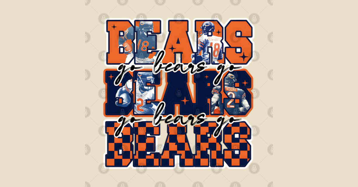 Chicago Bears Caleb Williams - Chicago Bears - T-Shirt | TeePublic