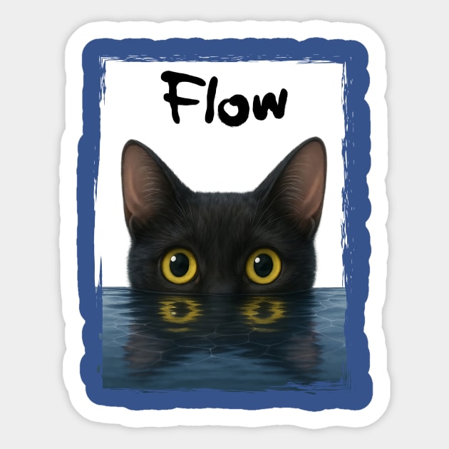 FLOW MOVIE ART - Flow - Sticker | TeePublic
