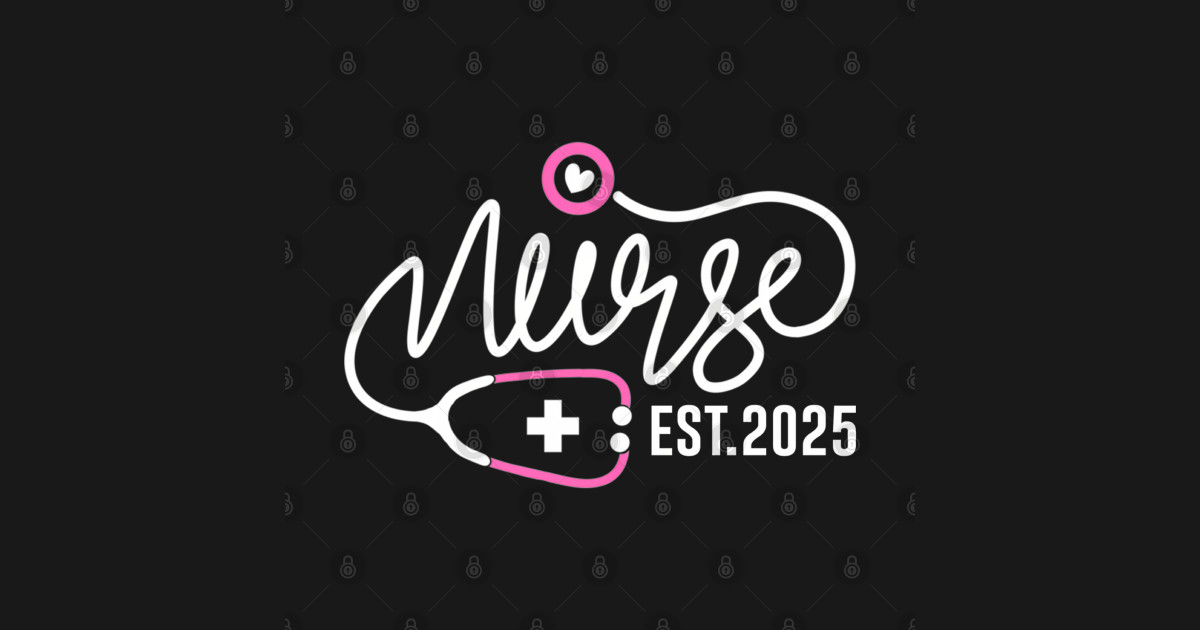 New Nurse Est 2025 Rn Nursing School Graduation Graduate Bsn - New ...