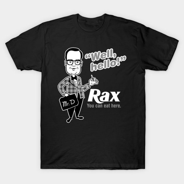 Rax Roast Beef Mr. Delicious vintage fast food - Mr Delicious - T-Shirt ...