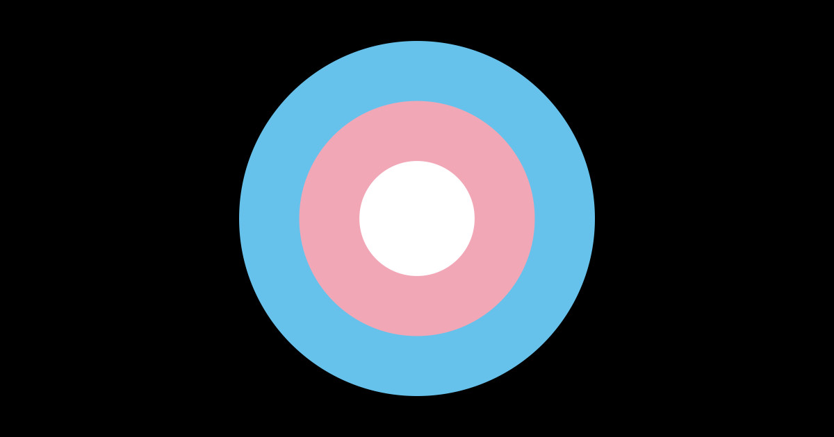 Trans Mod Target - Trans - Sticker | TeePublic