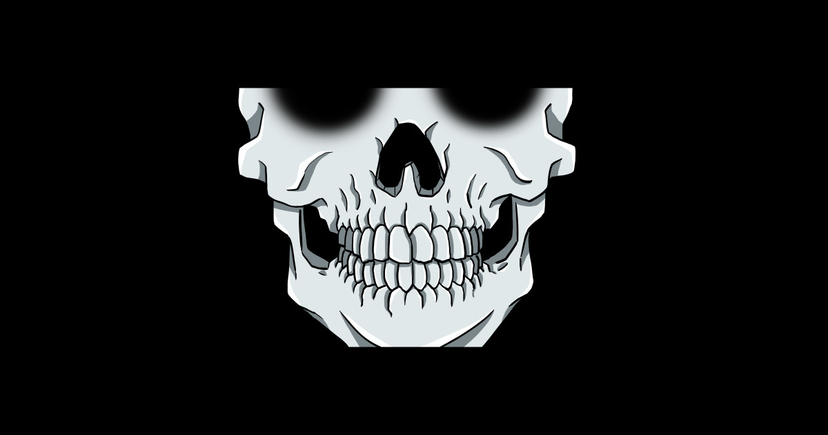 Skull Face - Halloween - Sticker | TeePublic