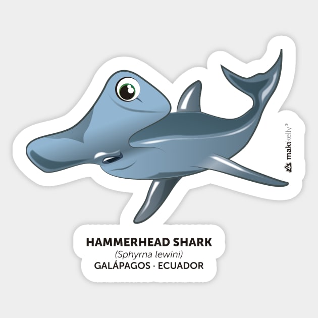 Hammerhead Shark - Hammerhead - Sticker | TeePublic