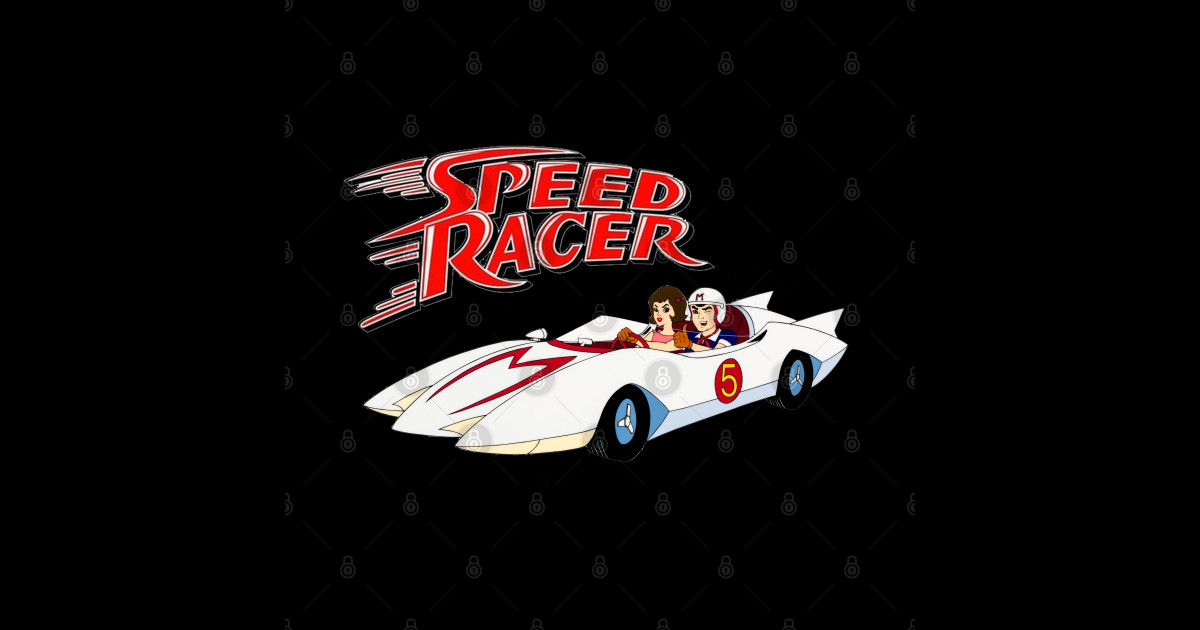 Speed Racer Mach 5 vintage TV cartoon - Speed Racer Cartoon Tv ...