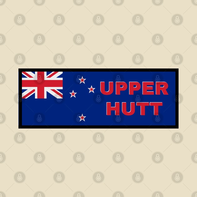Upper Hutt City in New Zealand Flag - New Zealand Flag - T-Shirt ...