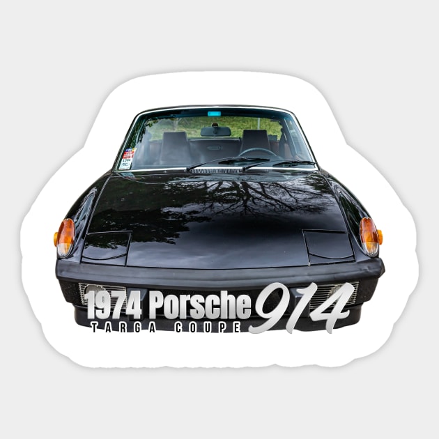 1974 Porsche 914 Targa Coupe - 1974 Porsche 914 Targa Coupe - Sticker ...