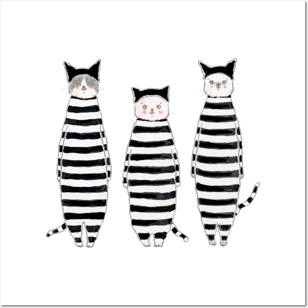 Uniform Cats - Cats - Posters and Art Prints | TeePublic