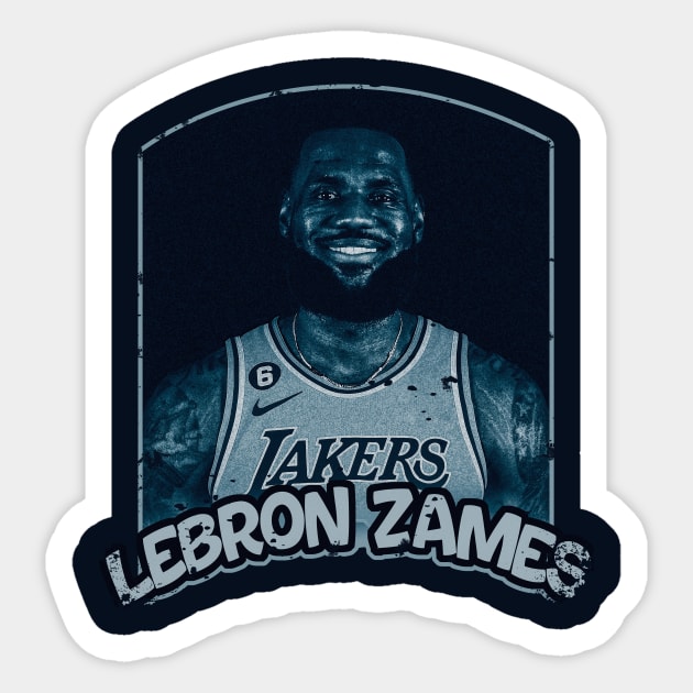 lebron james NBA - Lebron James - Sticker | TeePublic