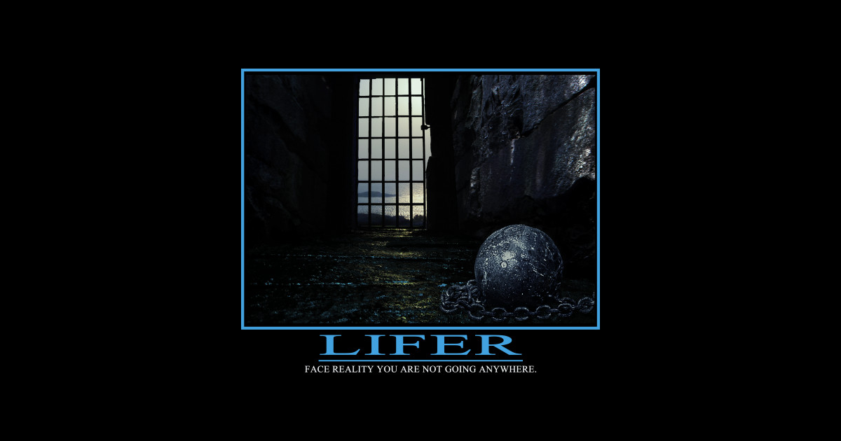 Lifer - Funny Slogan - Sticker | TeePublic