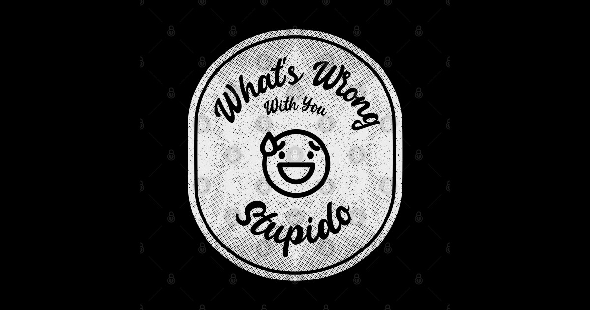What's Wrong With You, Stupido! (Light) - Luca Movie - Sticker | TeePublic