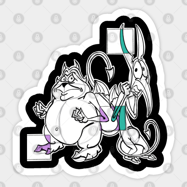 Panic and pain - Hercules - Sticker | TeePublic