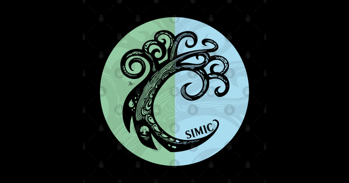 MTG: Simic - Simic - Sticker | TeePublic