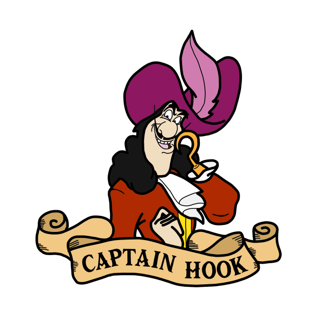 Captain Hook - Hook - T-Shirt | TeePublic