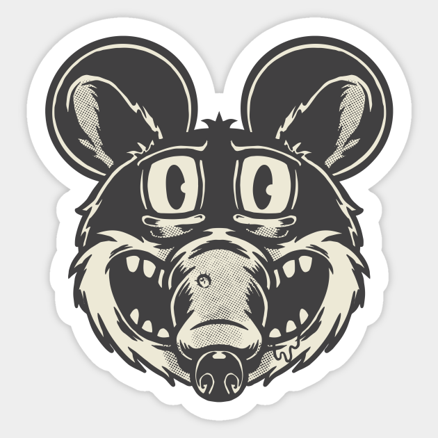 Ugly mouse - Mouse Rat - Sticker | TeePublic