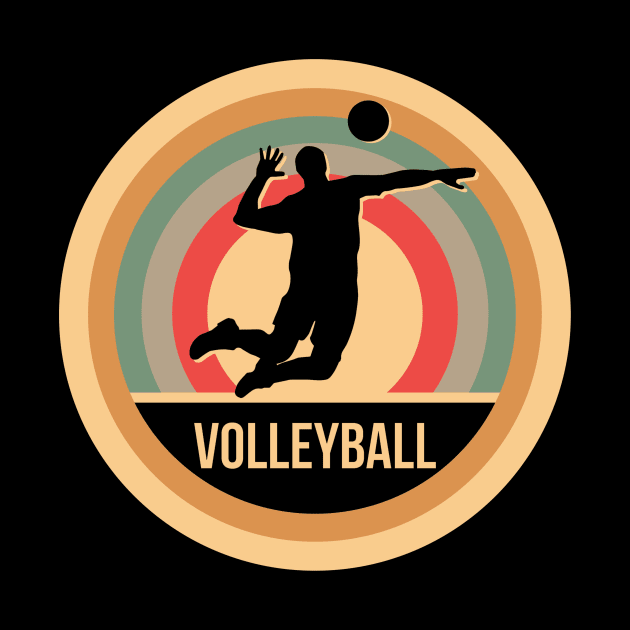 Retro Vintage Volleyball Gift For Volleyball Players - Volleyball ...