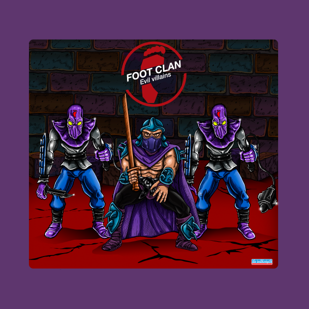 Foot clan - Tmnt Ninja Turtles - T-Shirt | TeePublic