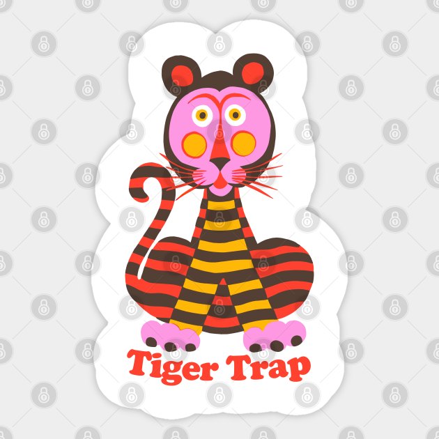 tiger trap - Tiger Trap - Sticker | TeePublic
