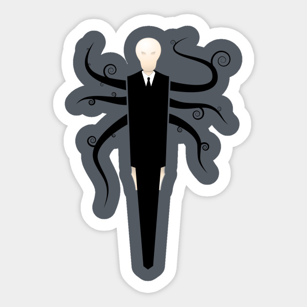 Slenderman - Halloween - Sticker | TeePublic
