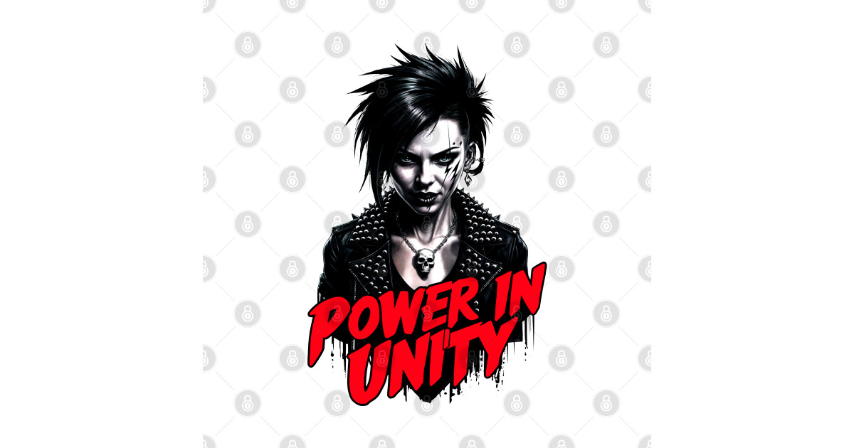 Spiked Solidarity: Punk Rocker's Leather Jacket Proclaims Unity's Power ...