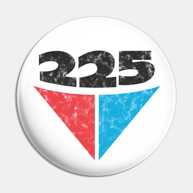 225 Aussie Valiant Badge (Worn Full Color) - Slant Six - Pin | TeePublic