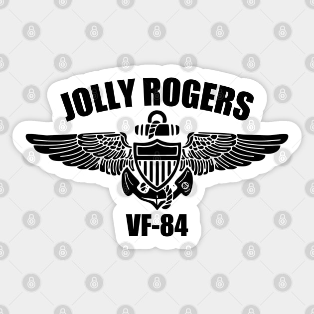VF-84 Jolly Rogers - Us Navy Fighter Squadron - Sticker | TeePublic