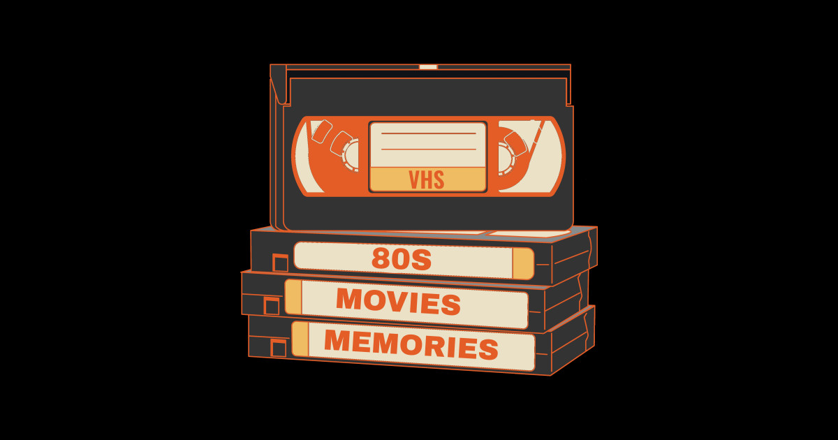 Vhs 80s Movies Memories - Vintage - Retro Vintage Aesthetic - Sticker ...