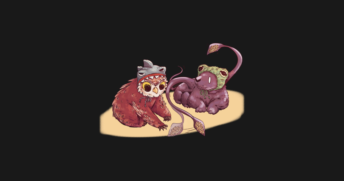 RPG Monsters in Cat Hats - Dnd - T-Shirt | TeePublic