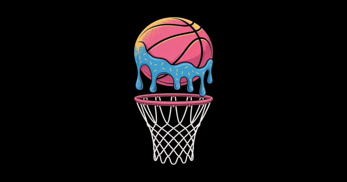 Basketball Drip Boys Sprinkles Ice Cream Dripping Basketball ...