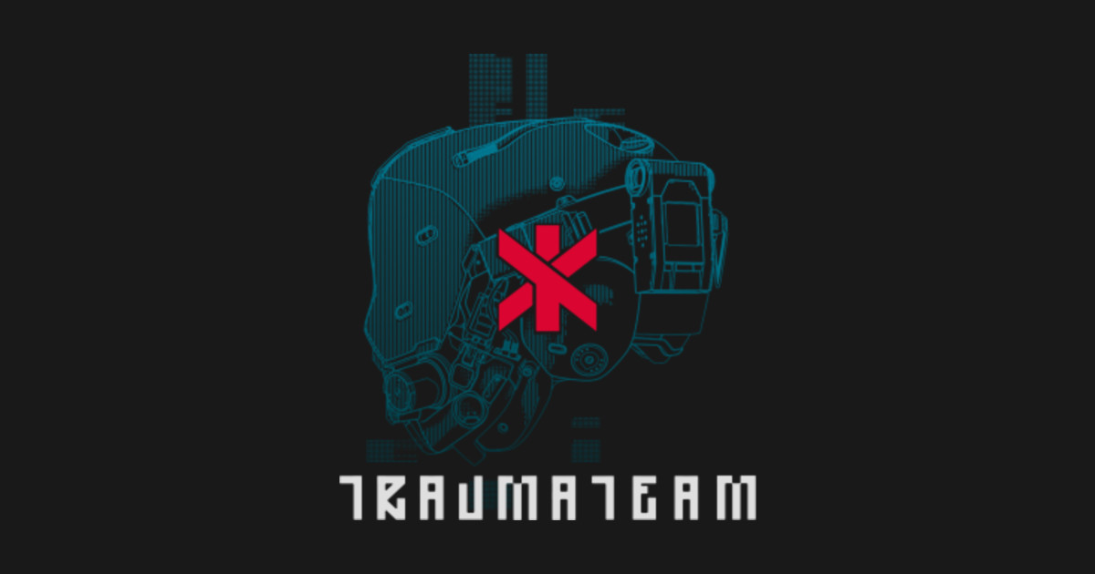 TRAUMA TEAM ABSTRACT DESIGN - Cyberpunk 2077 - T-Shirt | TeePublic