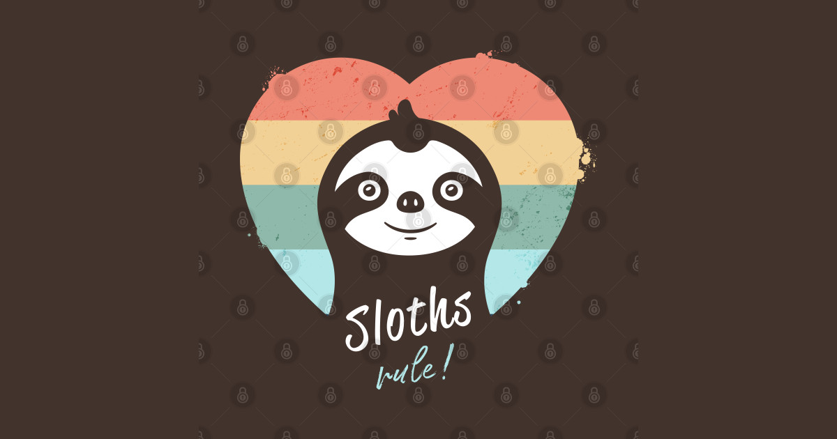 Sloths Rule - Sloth - T-Shirt | TeePublic