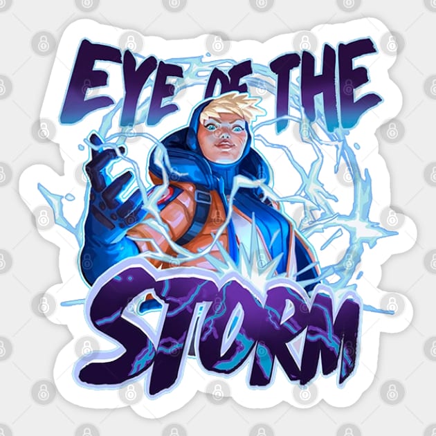Wattson Eye of the Storm - Apex Legends - Sticker | TeePublic