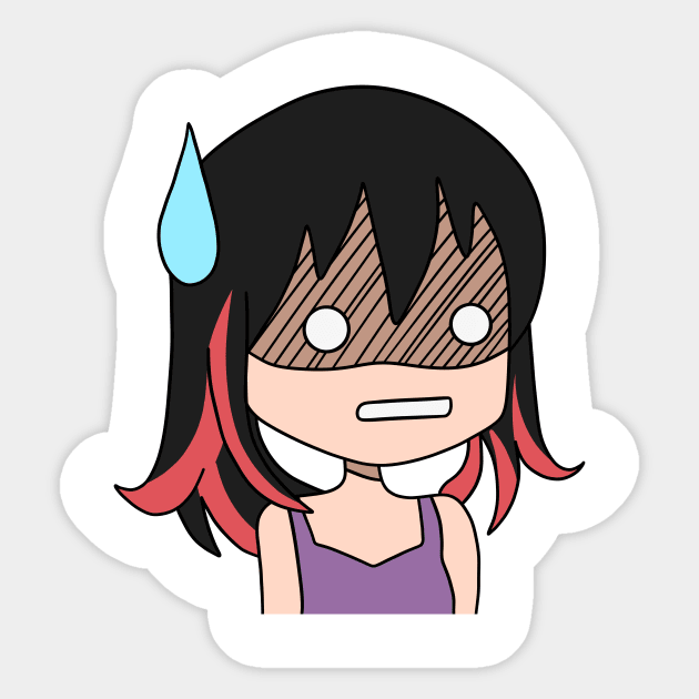 Anime Character is Shocked - Anime Manga Japan Shock Cute - Sticker ...