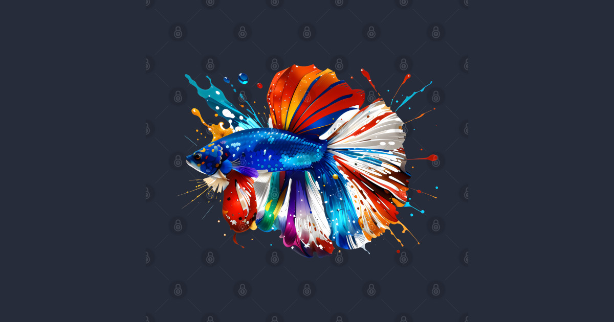 Pisces Betta Fish - Betta Fish - T-Shirt | TeePublic