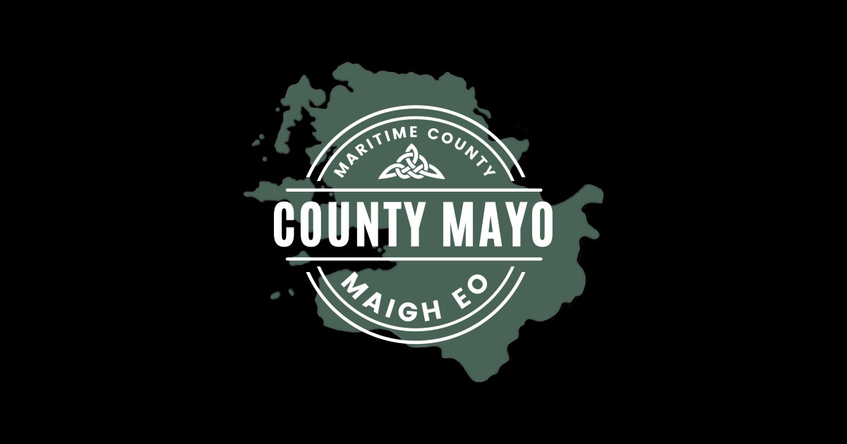 County Mayo Map - Mayo - Sticker | TeePublic