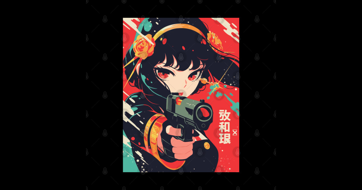 Assassin Mom Yor Movie Poster - Anime Merch - Posters and Art Prints ...