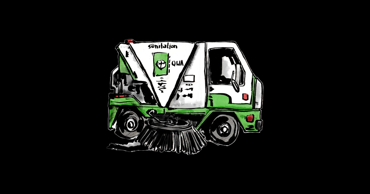 Sweeper Truck - Sweeper Truck - Sticker | TeePublic