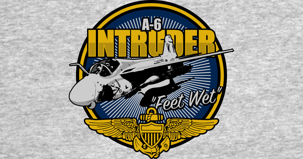 A-6 Intruder (Small logo) - A6 Intruder - T-Shirt | TeePublic