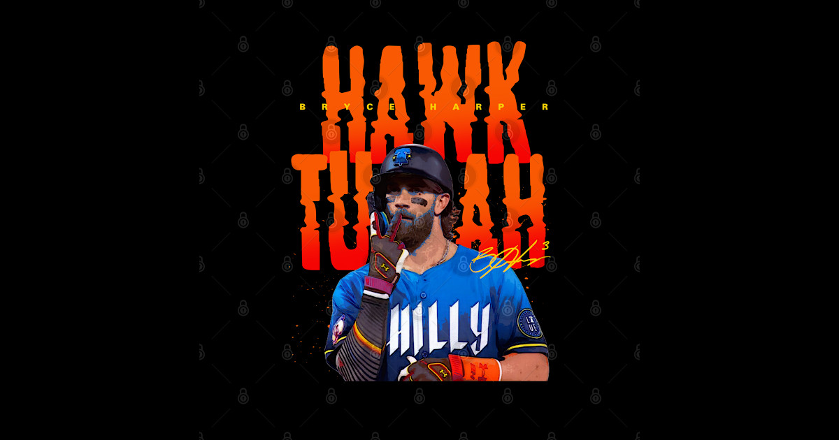 Bryce Harper Hawk Tuah Celebration - Bryce Harper Hawk Tuah - Sticker ...